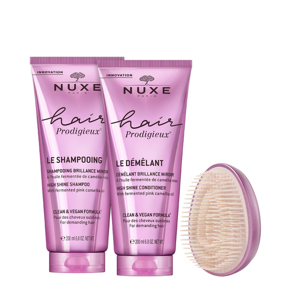Hair Care Duo Hair Prodigieux® & its detangling brush | NUXE